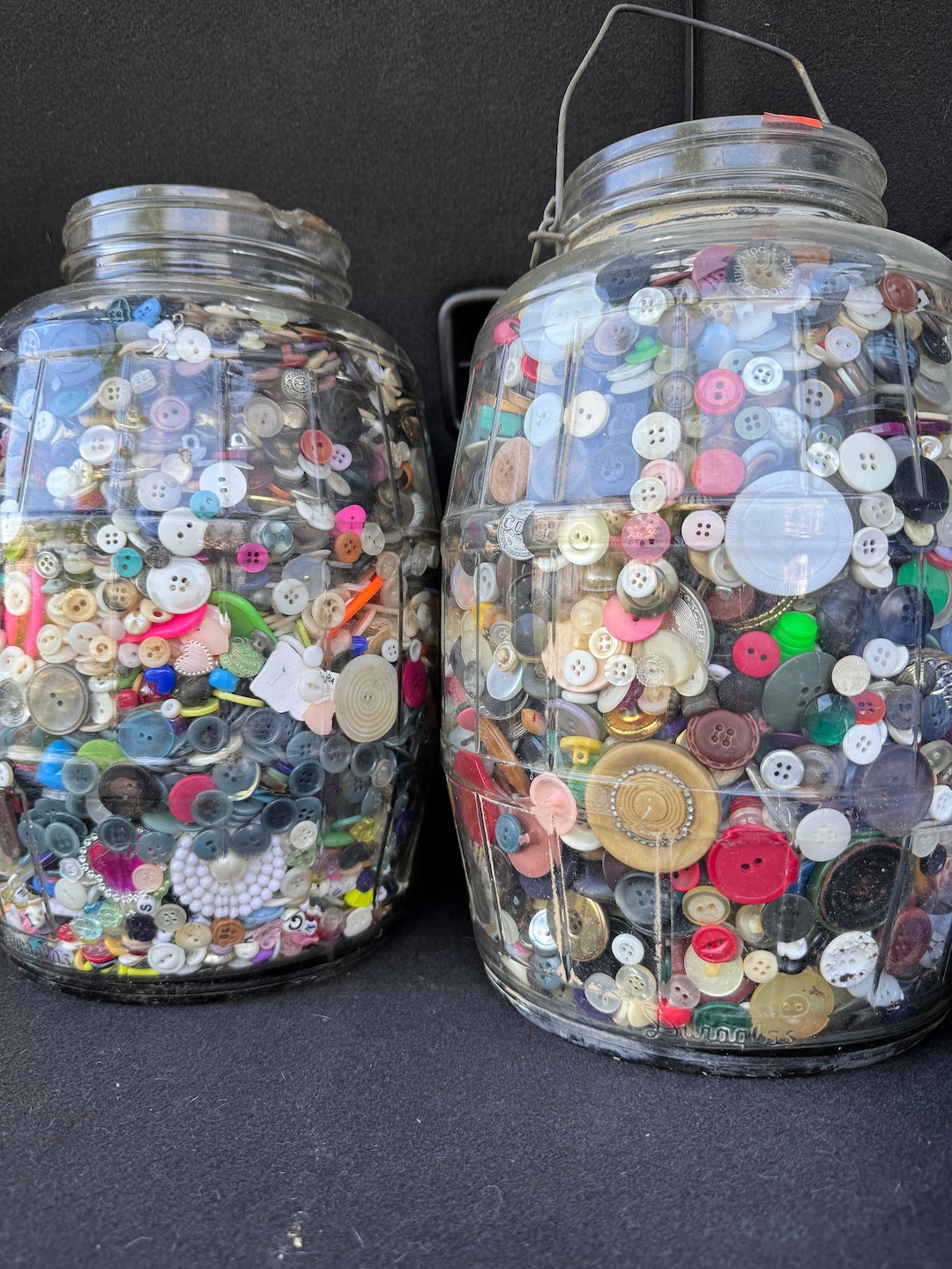 Mixed Vintage Button Lot - Assorted Buttons - 1 Cup Scoop Random ...