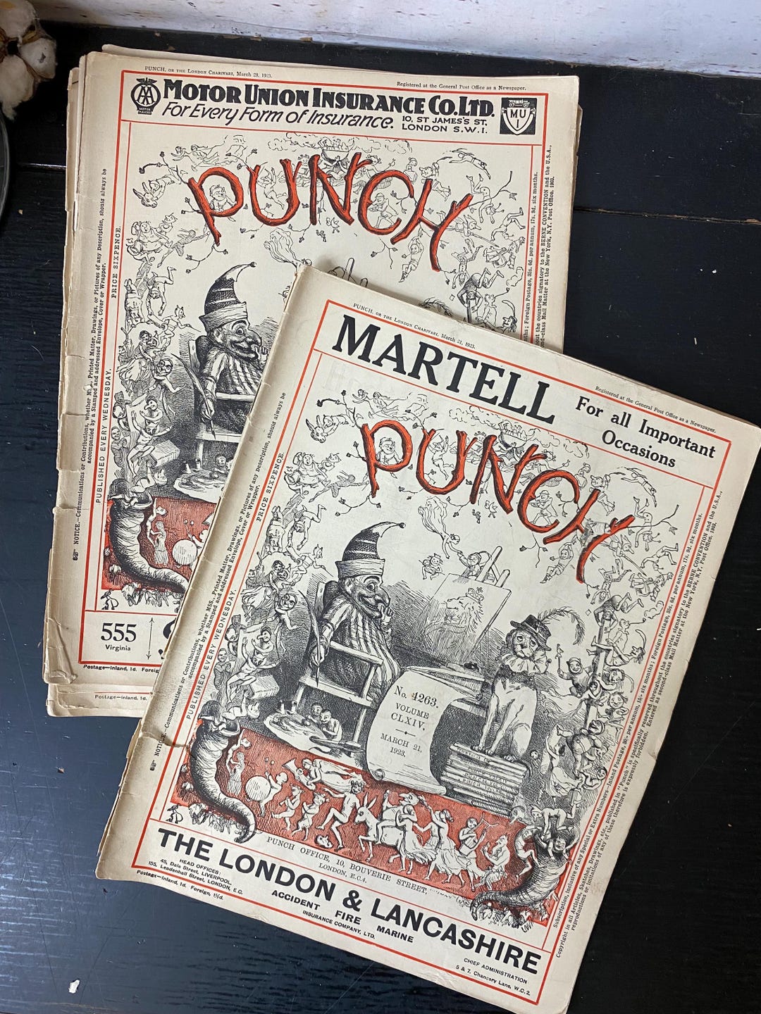 Antique Punch Magazine - Junk Journal Supplies - Vintage Ephemera ...