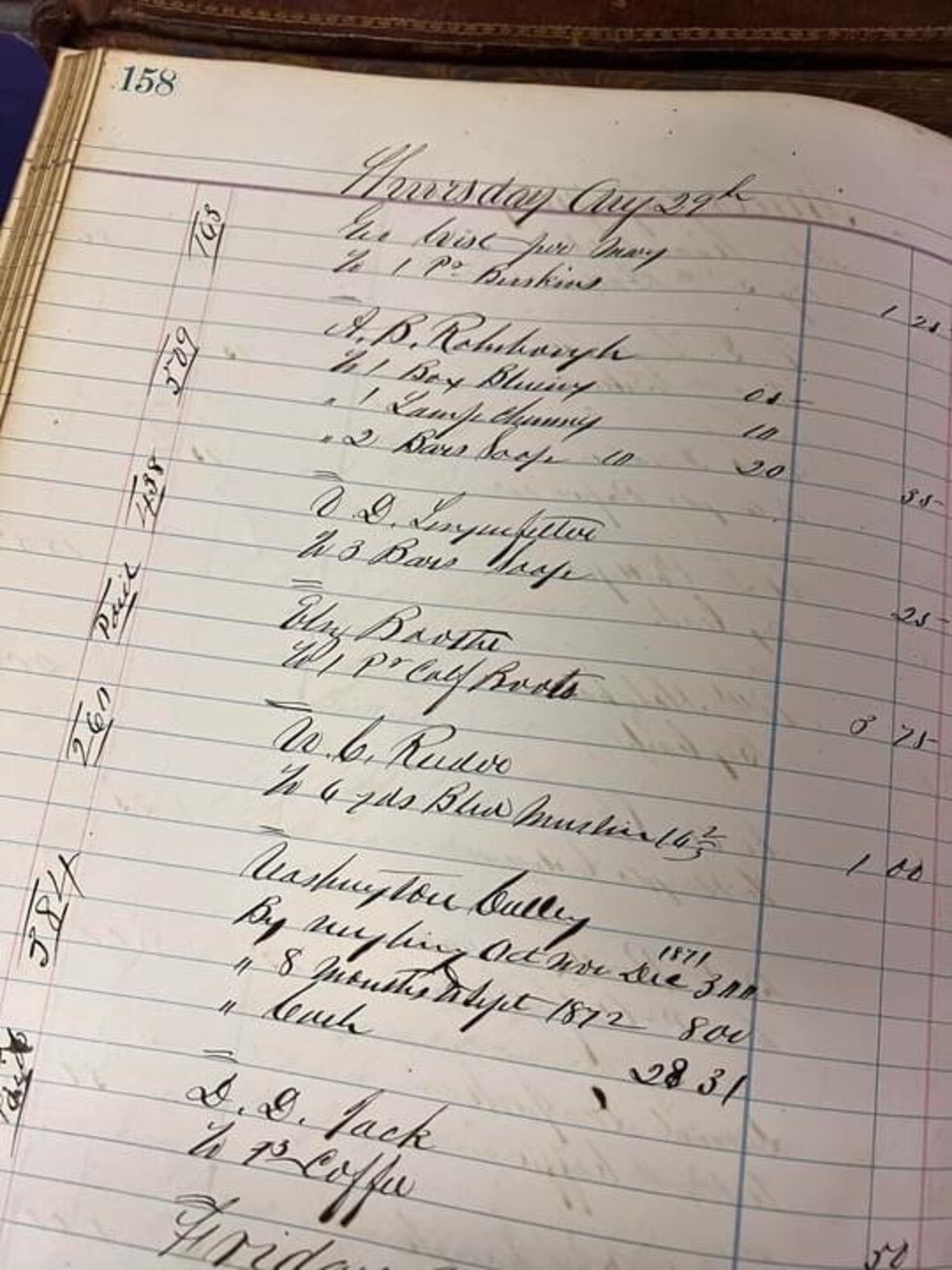 10 Antique Ledger Pages 1800s Ledger Paper Pack Junk - Etsy