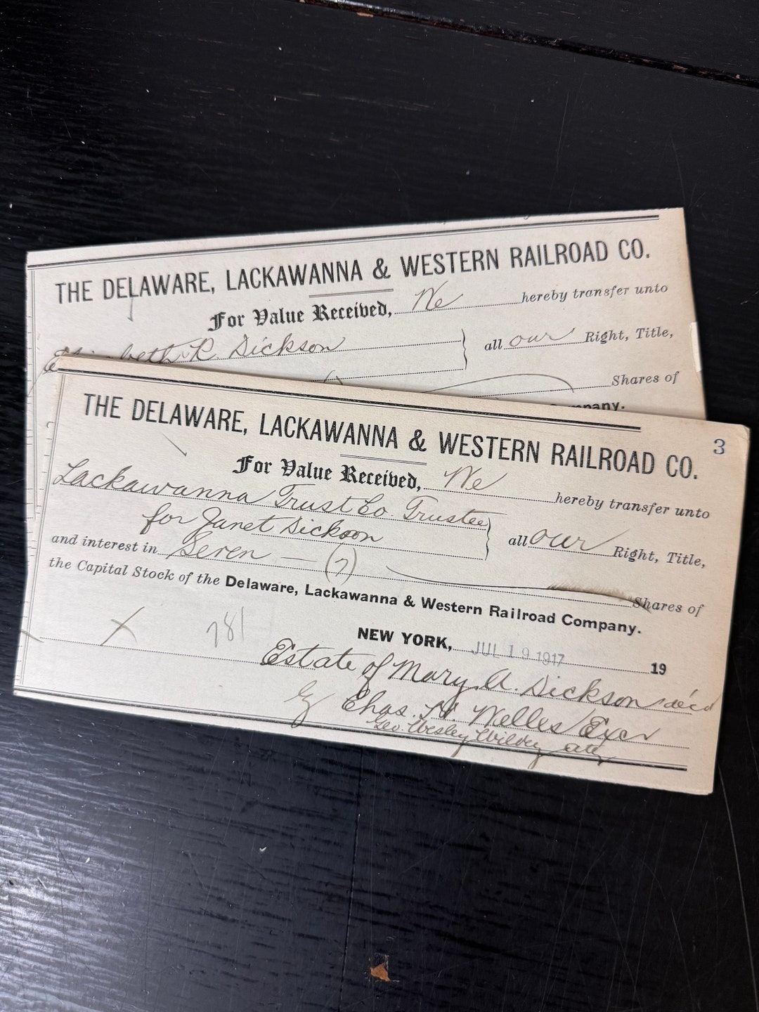 1800’s Railroad Documents - Lot of 20 - Antique Railroad Ephemera ...