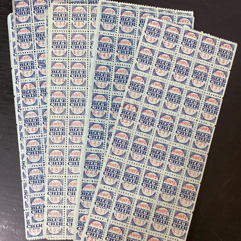 Blue Chip Stamps - Etsy