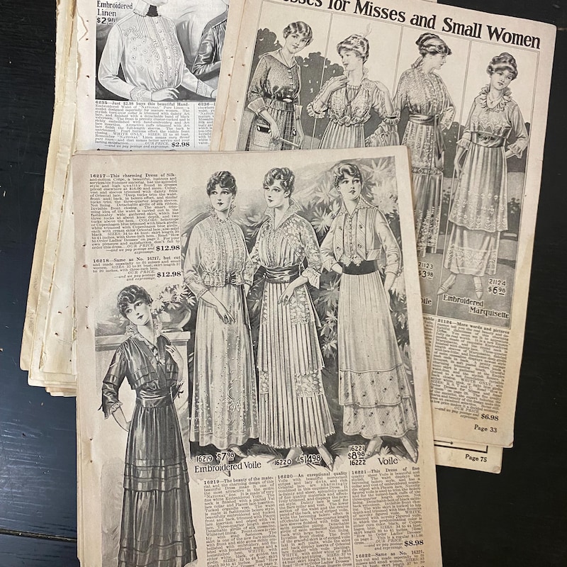 Antique Magazine Pack - Etsy