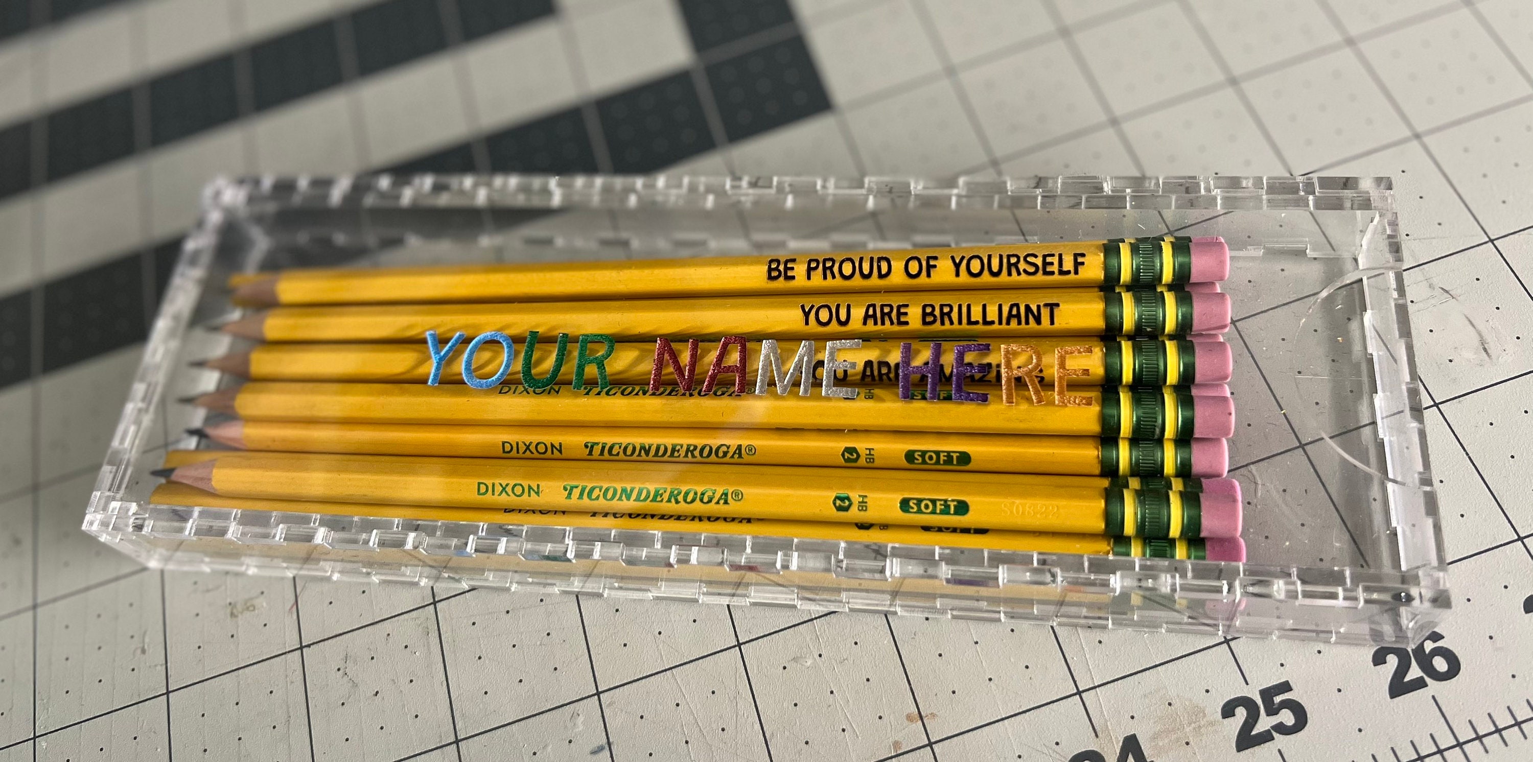 Laser Cut Pencil Box File - Etsy