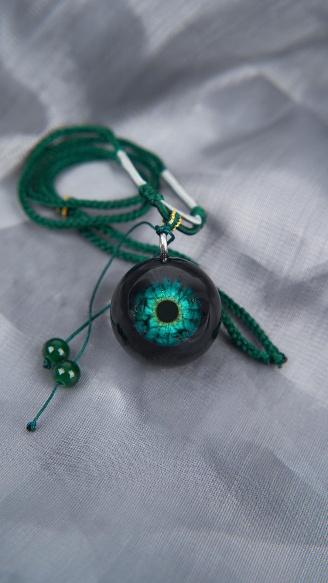 Handmade Resin Eyeball Necklaces for Pastel Goth Eyeball Charm Pendant ...