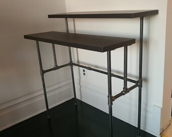 Black Pipe Desk | Etsy