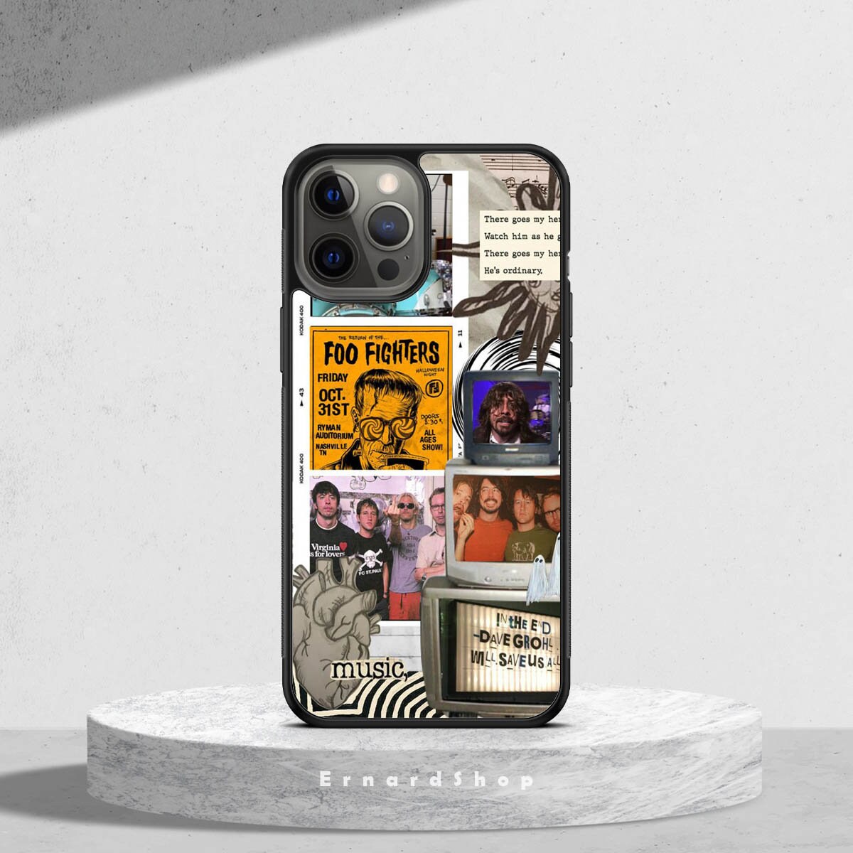 Exclusive Design Inspired by Foo Figther Premium Phone Case iPhone 15 ...