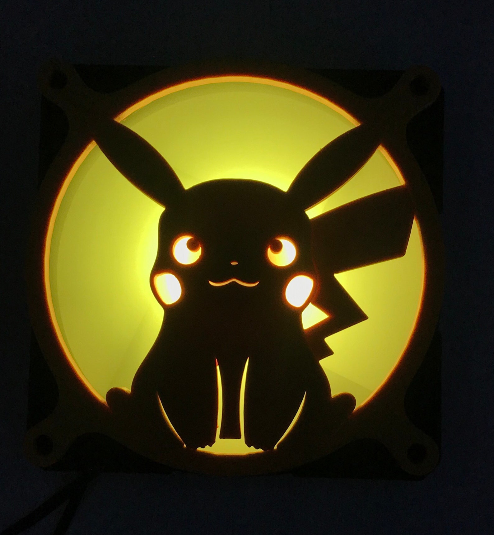 Pikachu Computer Fan Cover / Grill 3D Printed 120mm 140mm - Etsy