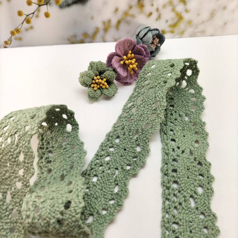 Green Fabric Trim - Etsy