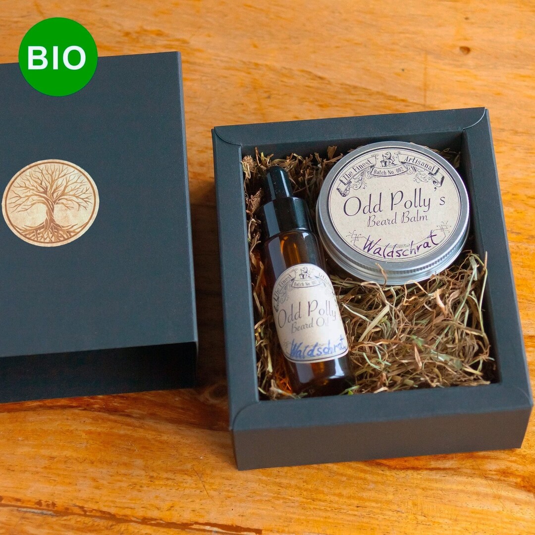 BIO BART DUO Gift Set: Beard Oil + Beard Wax - Etsy.de