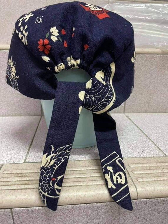 Surgical Scrub Cap Japanese Fabric - Etsy