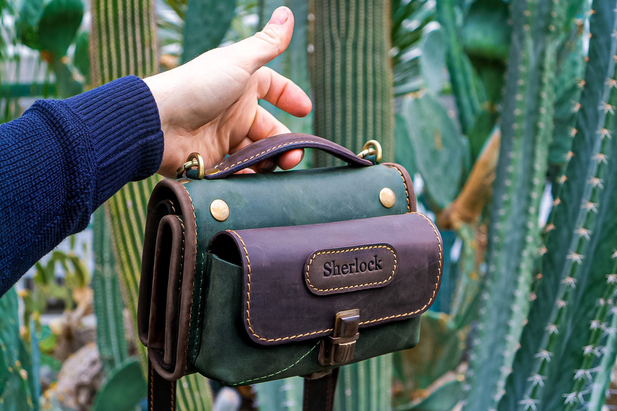 Leather Pipe Case Leather Case for Tobacco Personalized Pipe Case Gift ...