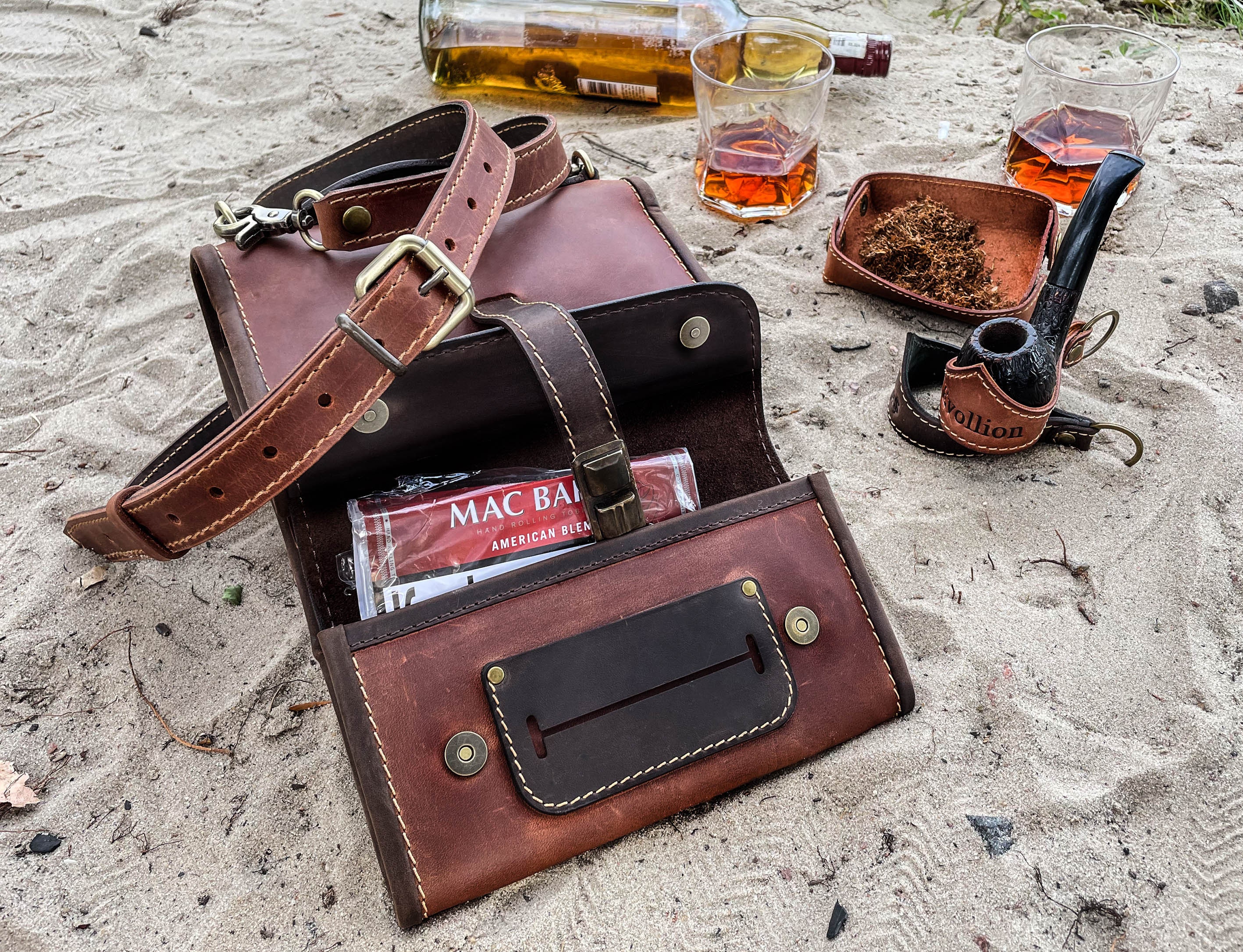 Tobacco Pipe Travel Case*leather Pipe Case* Personalized Pipe Case ...