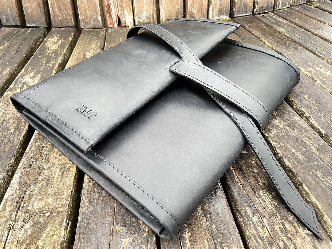 Large Leather Folder for an Artist With a Pocket for Paints*cover for ...