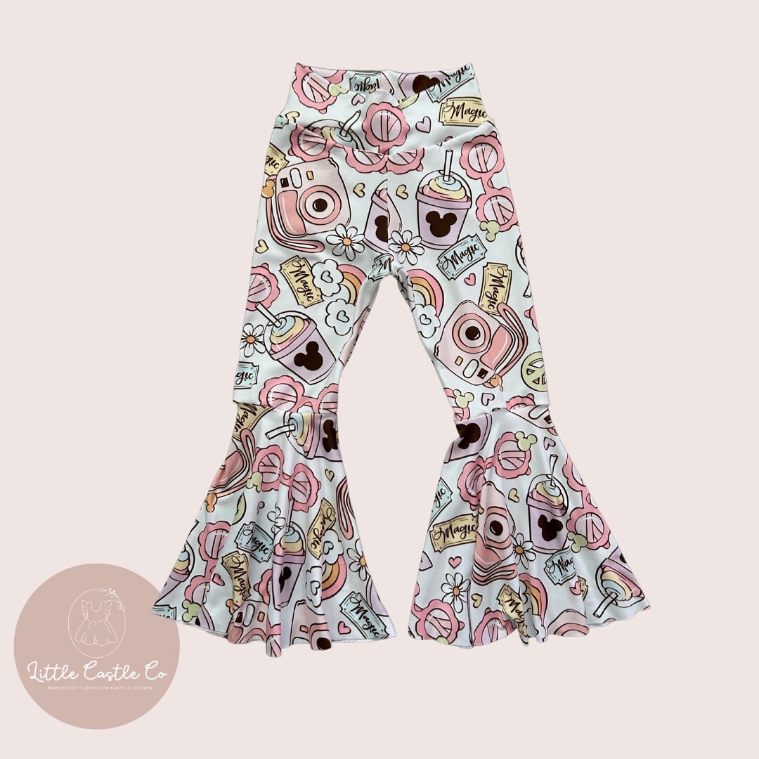 Groovy Mouse Bell Bottoms Magical Bell Bottoms Retro Bells Boho Bell ...
