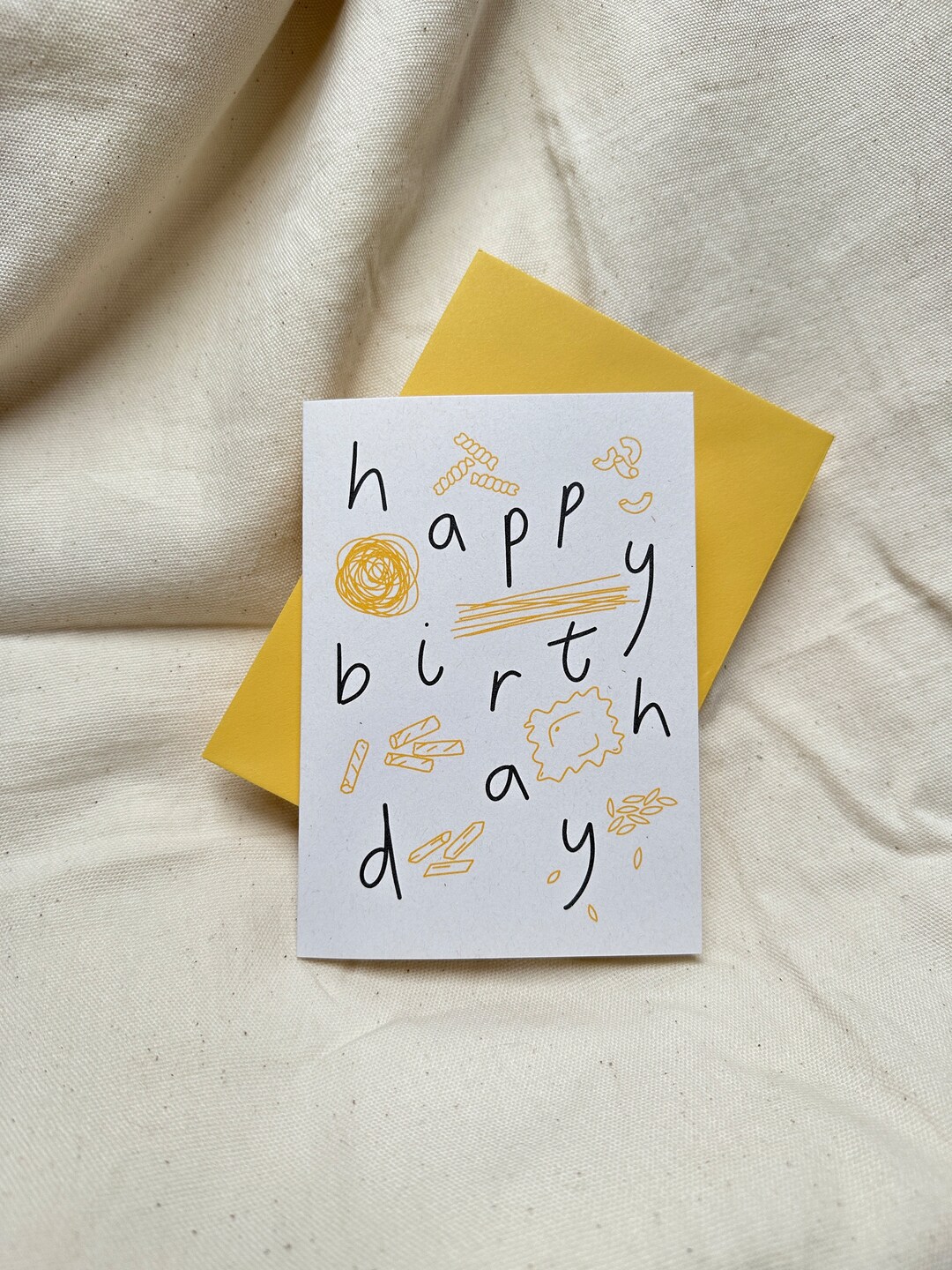 Pasta Lover Birthday Card Pasta Birthday Card Happy Birthday Food ...