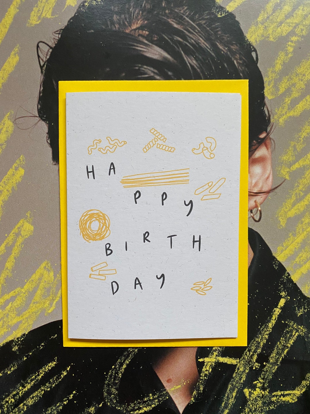 Pasta Lover Birthday Card Pasta Birthday Card Happy - Etsy UK