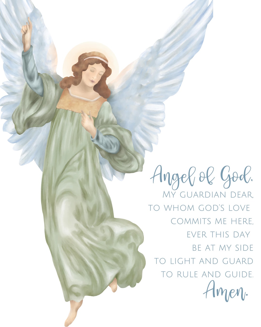 Guardian Angel Prayer, Catholic Prayer, Prayer to Guardian Angel ...