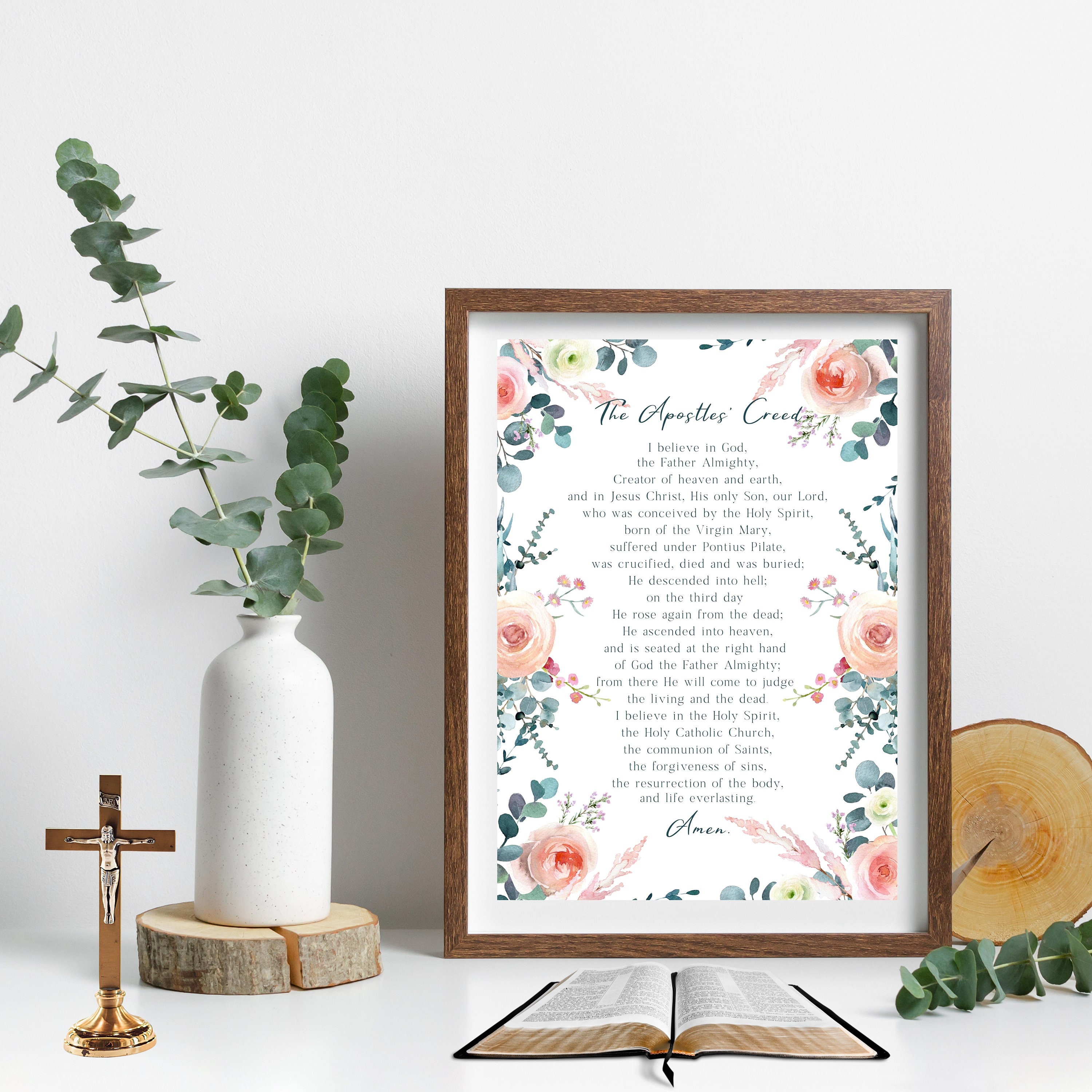 The Apostles' Creed Prayer, Catholic Prayer, Digital File Download - Etsy