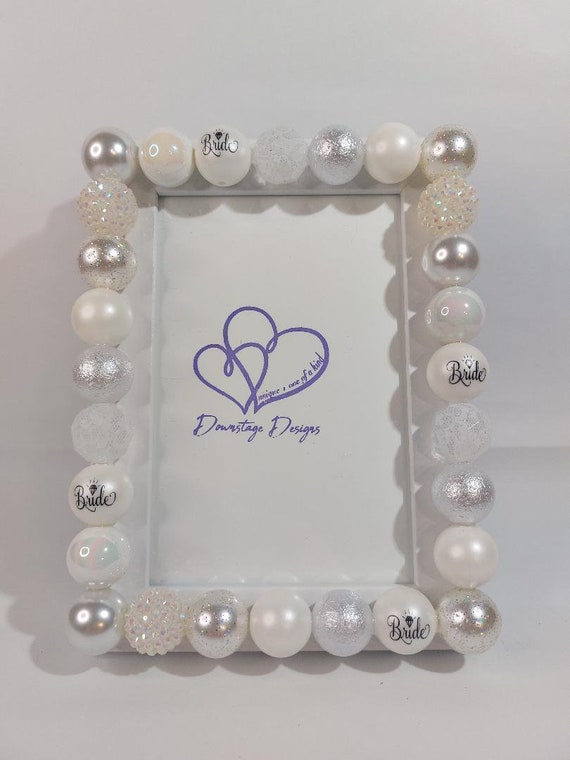Frame bride Inspired Large Bead Design on a 4x6 - Etsy