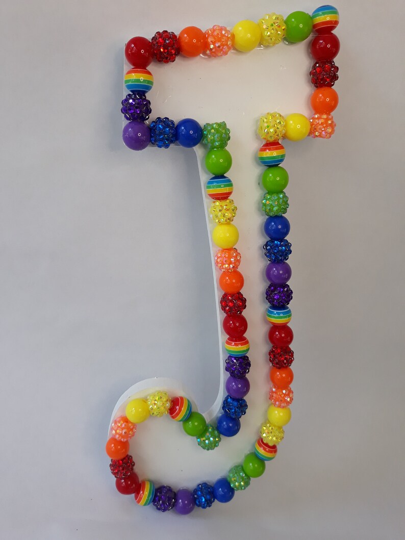 Bead Designed Individual Letters. - Etsy