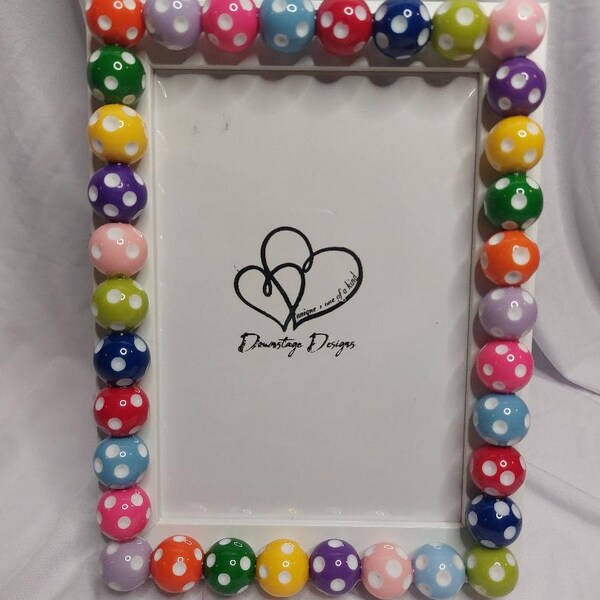 Polka Dot Frame - Etsy