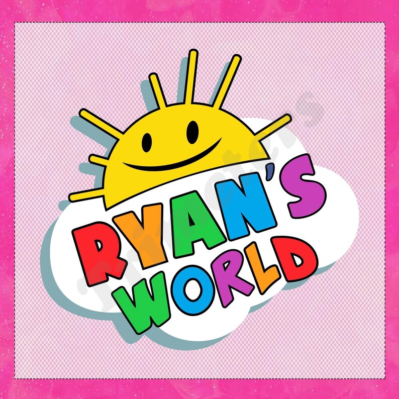 Logo Ryans World Svg 03 svg dxf Cricut Silhouette Cut | Etsy