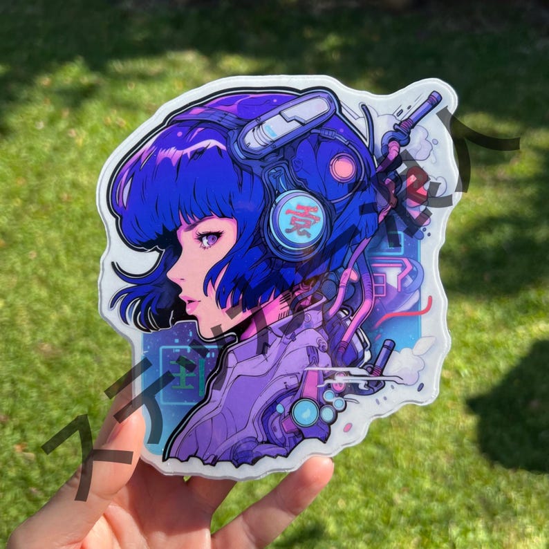 Major Motoko Kusanagi Ghost in the Shell Inspired Sticker - Etsy