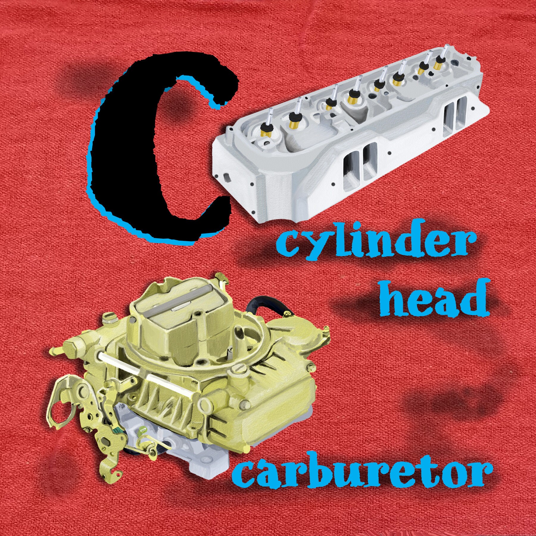 Automotive Alphabet Baby Quilt Panel (FABRIC ONLY) Personalized Lap ...