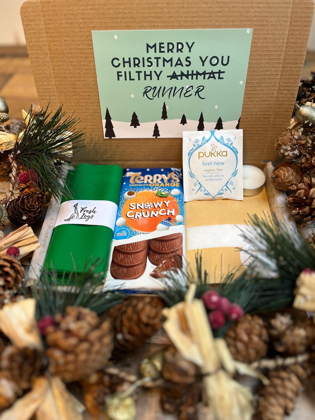 Merry Christmas You Filthy Runner Christmas Running Recovery Letterbox ...