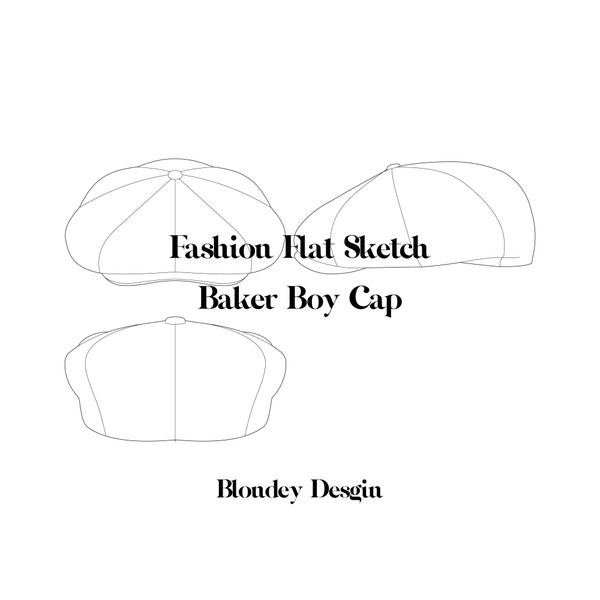 Baker Hat Template - Etsy