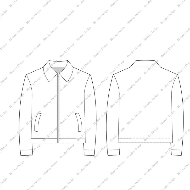 Custom Fashion Technical Drawing - Made to Order - Etsy