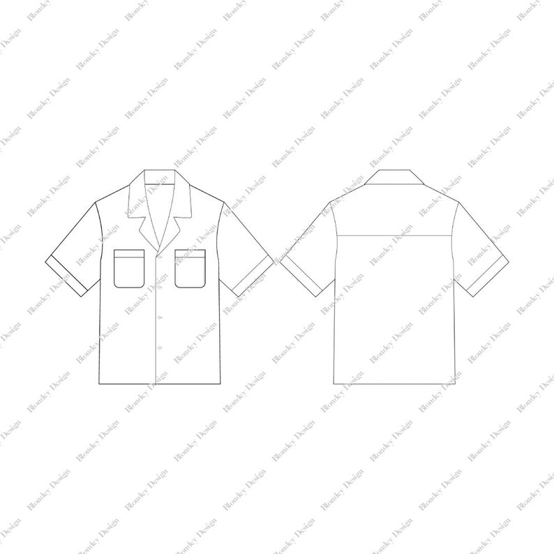 Custom Fashion Technical Drawing - Made to Order - Etsy