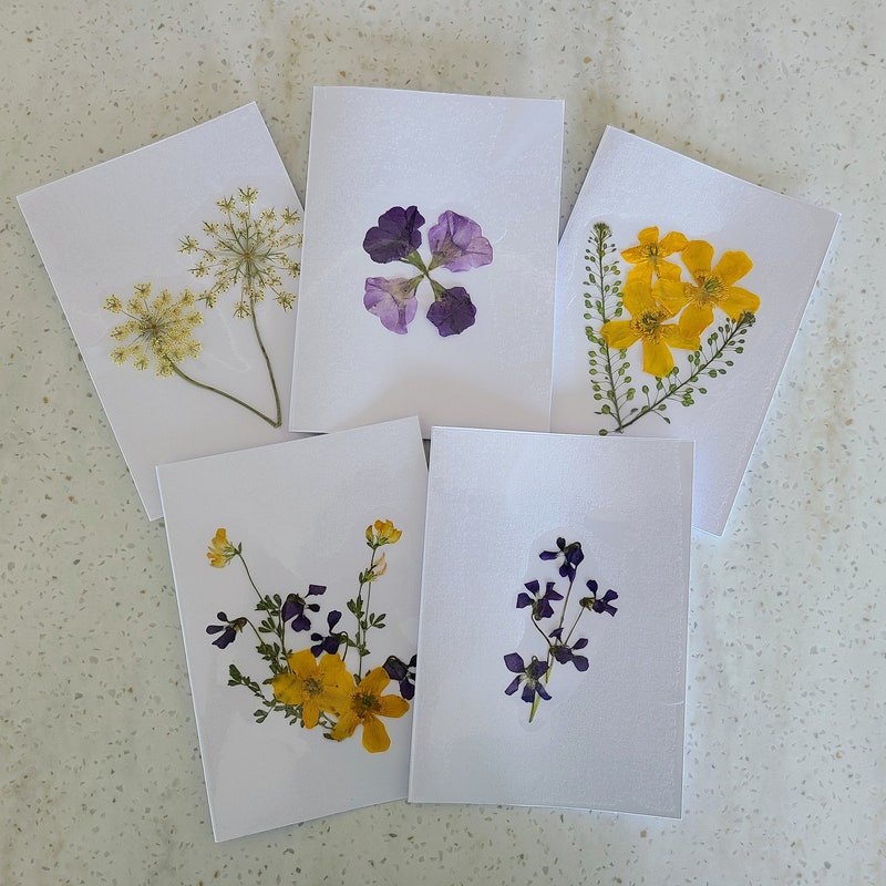 Dried Flowers Card - Etsy