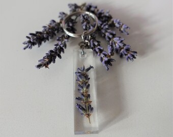 Resin Flower Keychain - Etsy