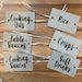 1 or 2 Hole Personalised Loop Tags / Basket Tags / Luggage - Etsy UK