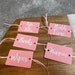 1 or 2 Hole Personalised Loop Tags / Basket Tags / Luggage - Etsy UK