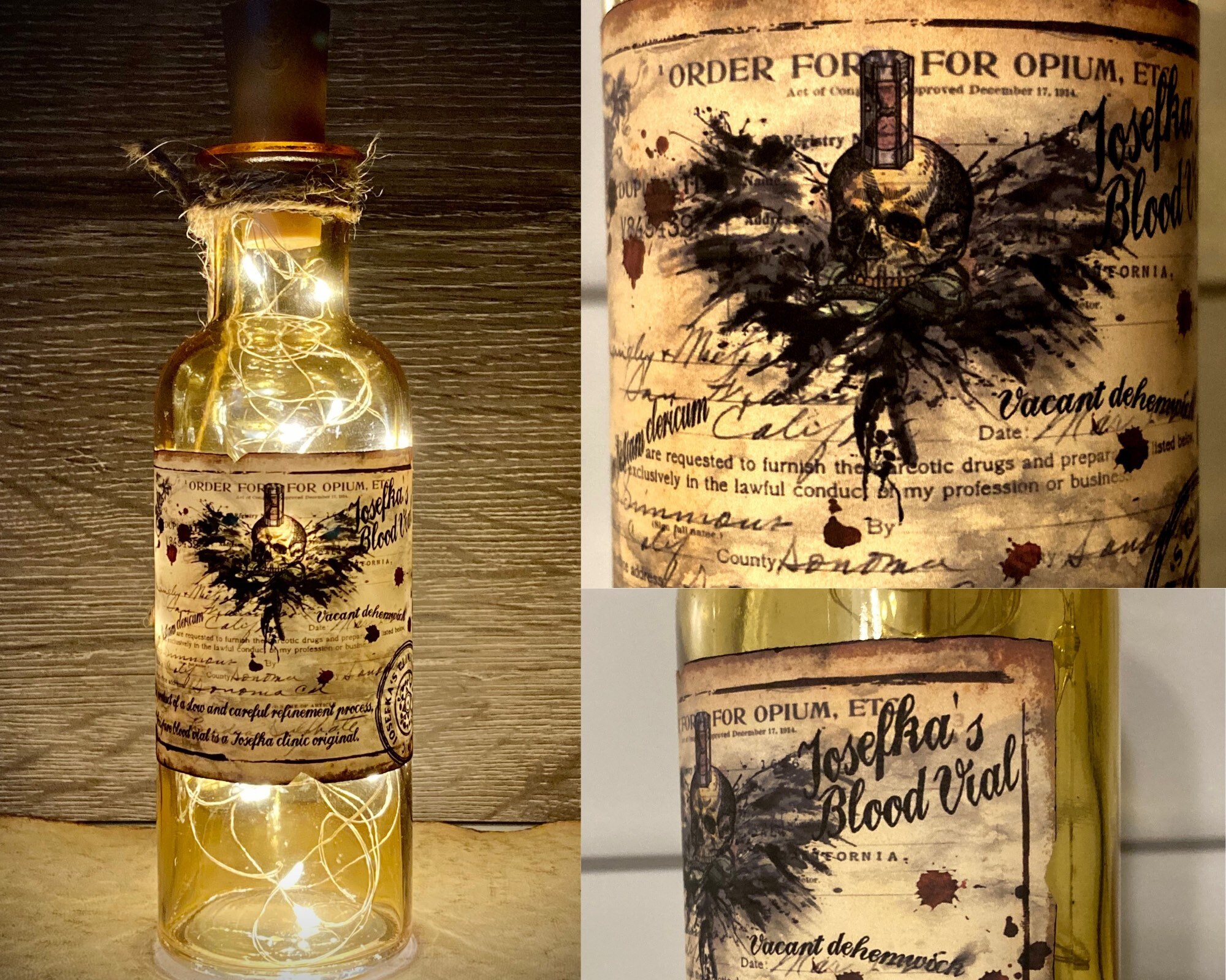 Iosefkas Blood Vial Lamp Hunter Video Game Replica LED - Etsy