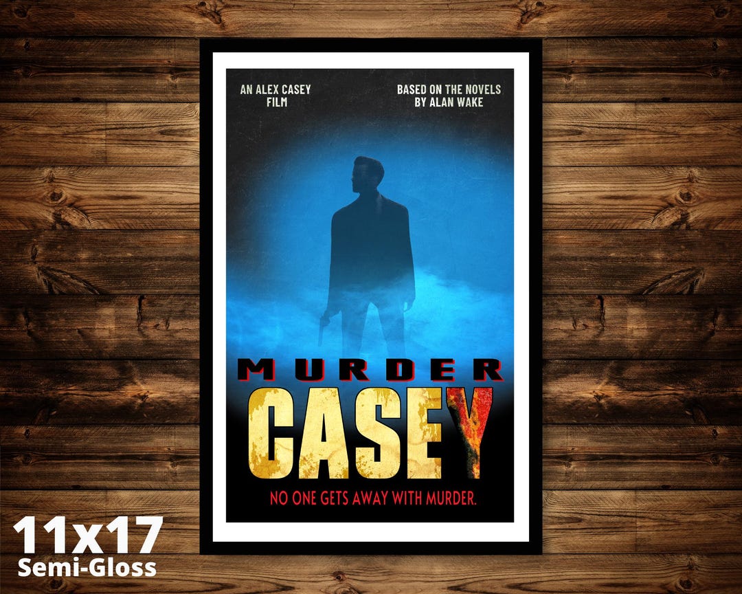 Alex Casey Movie Poster - Murder Casey - 11x17 Art Print - Thomas Zane ...