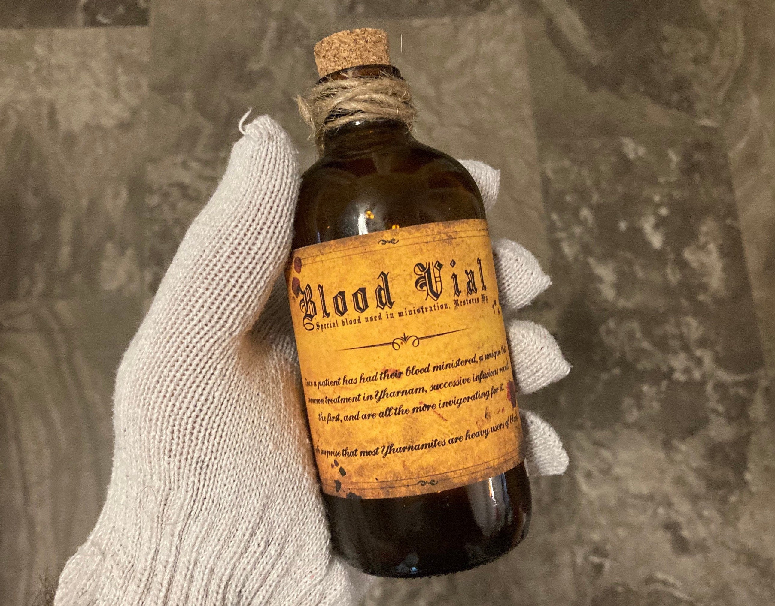 Bloodborne Blood Vial Replica Apothecary Bottle Cosplay | Etsy
