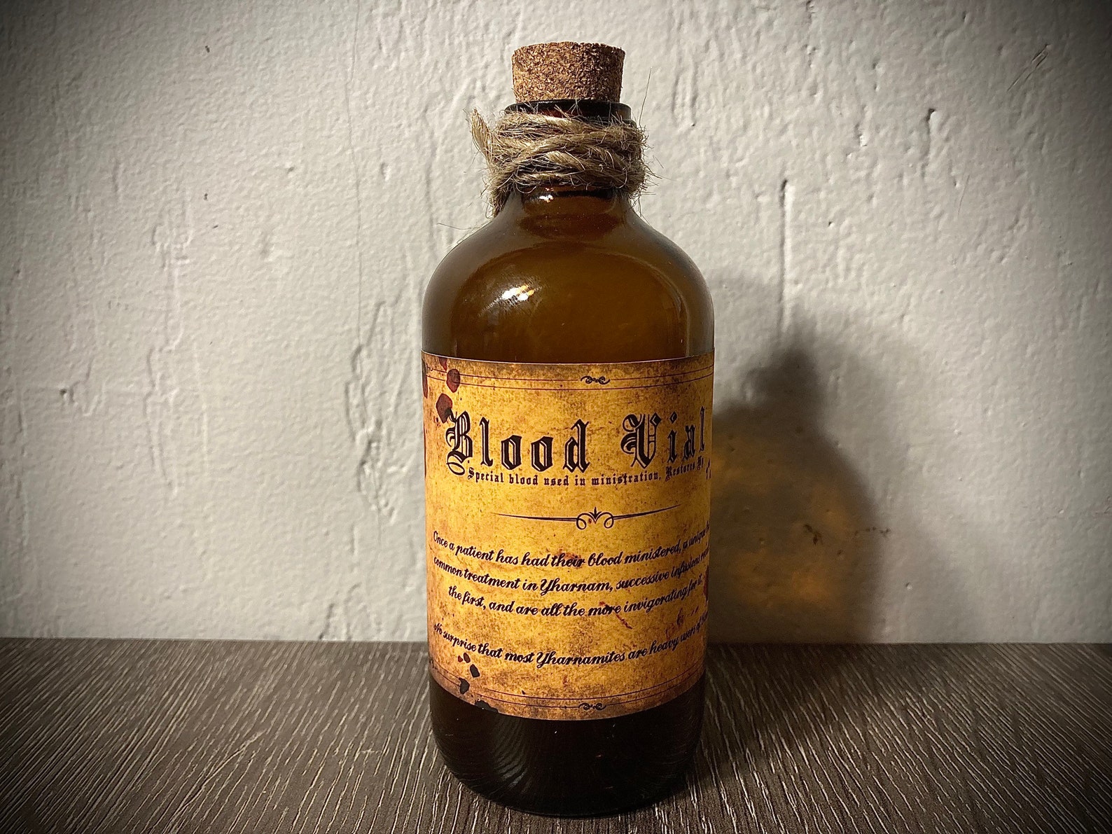 Bloodborne Blood Vial Replica Apothecary Bottle Cosplay | Etsy