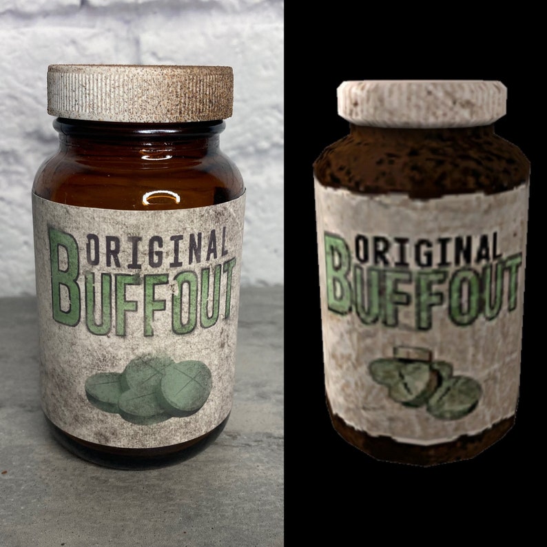 FALLOUT Buffout Replica New Vegas Video Game Item | Etsy