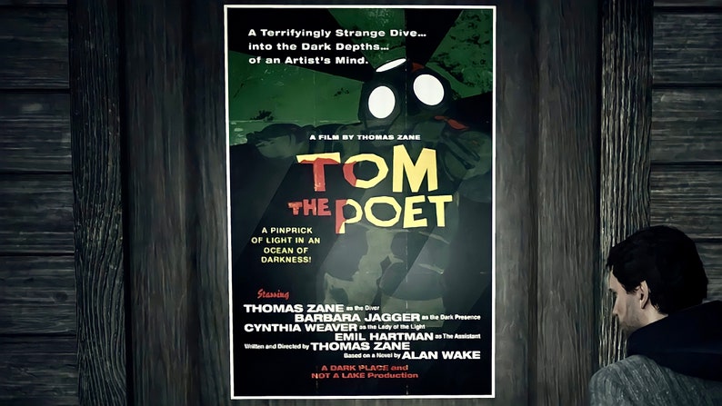 Thomas Zane Art Print Tom the Poet Inspired by Alan Wake | Etsy