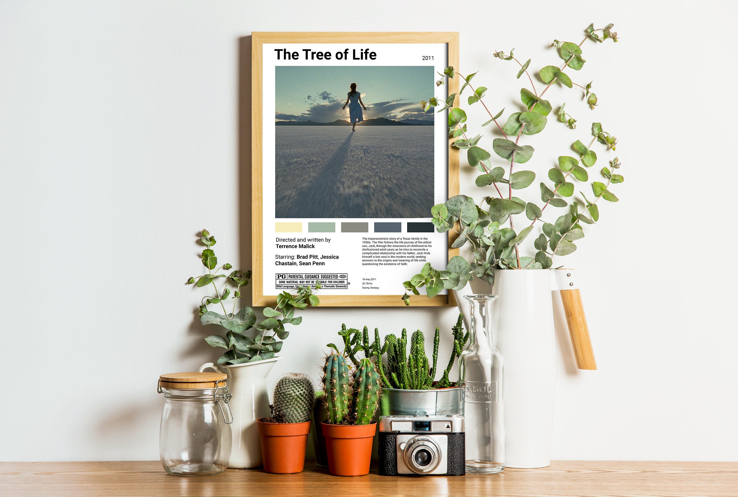 The Tree of Life | Terrence Malick | Small Retro Movie Printable Poster ...