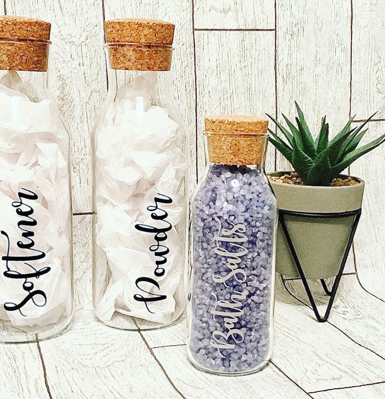 Glass Carafe Jar With Cork Lid 500ml Eco Friendly - Etsy UK