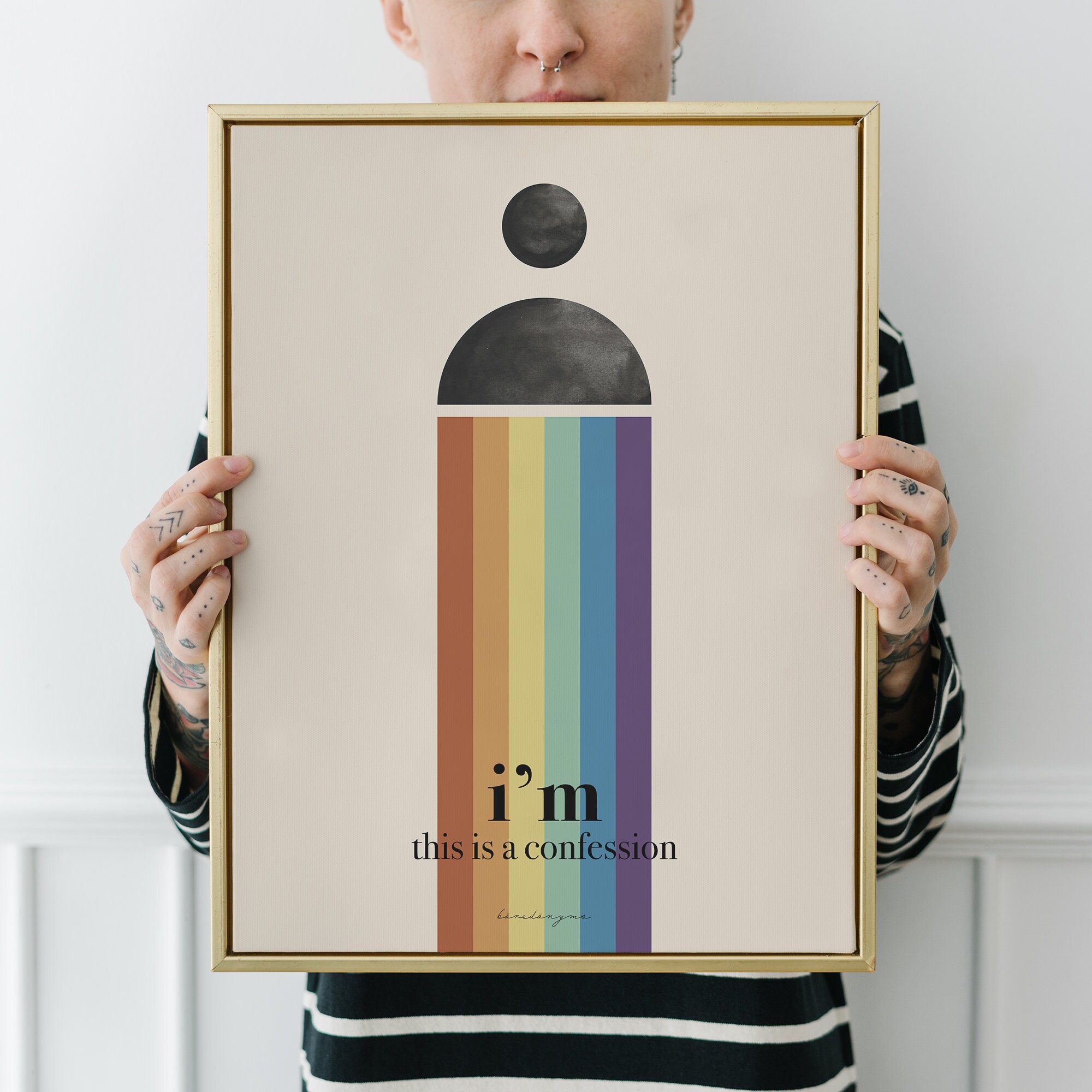 PRIDE Poster, Coming Out Ideas, LGBTQ+ Print, QUEER Wall Art, Gifts for ...