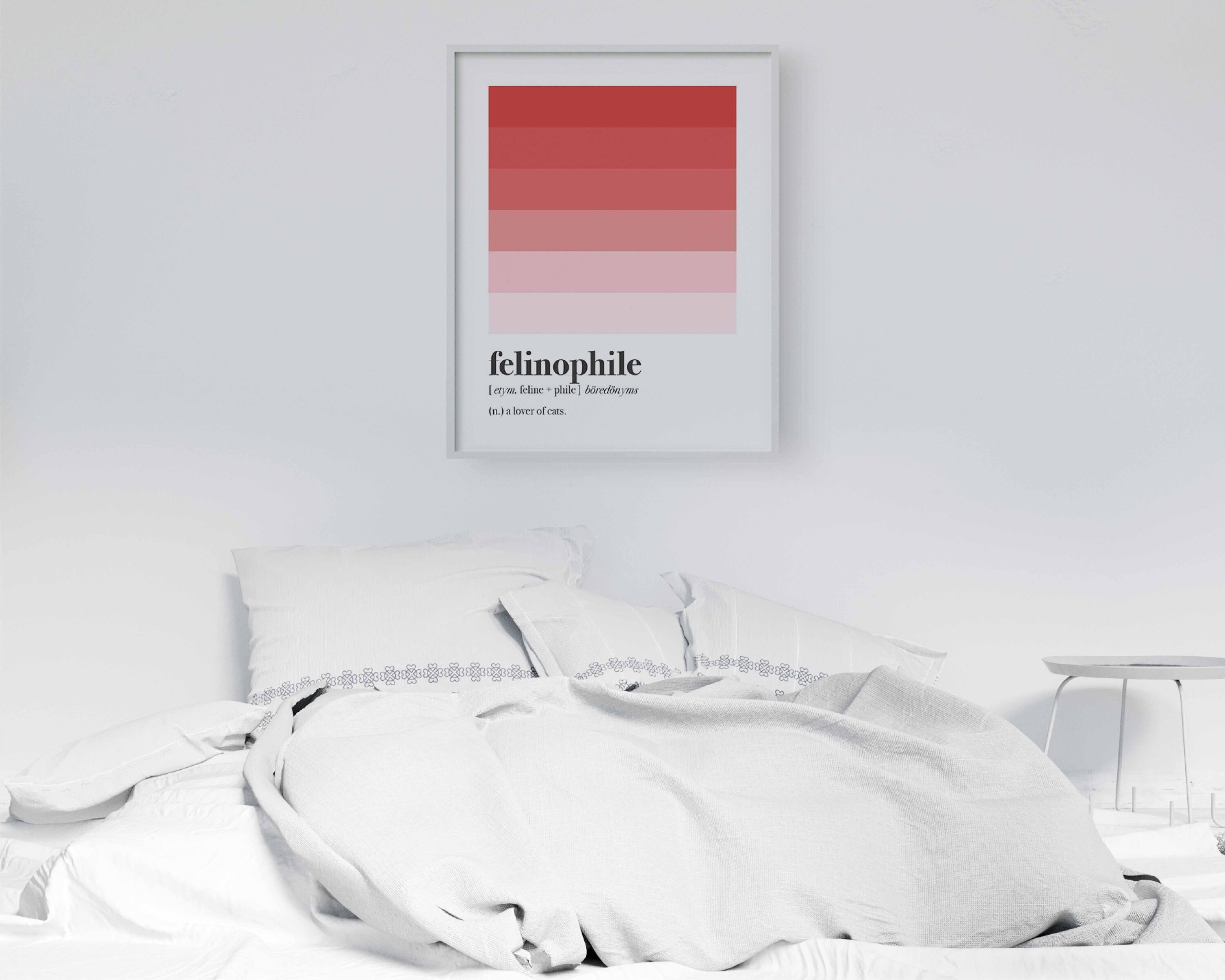 Felinophile, Definition Print, INSTANT PRINTABLE DOWNLOAD, Dictionary ...