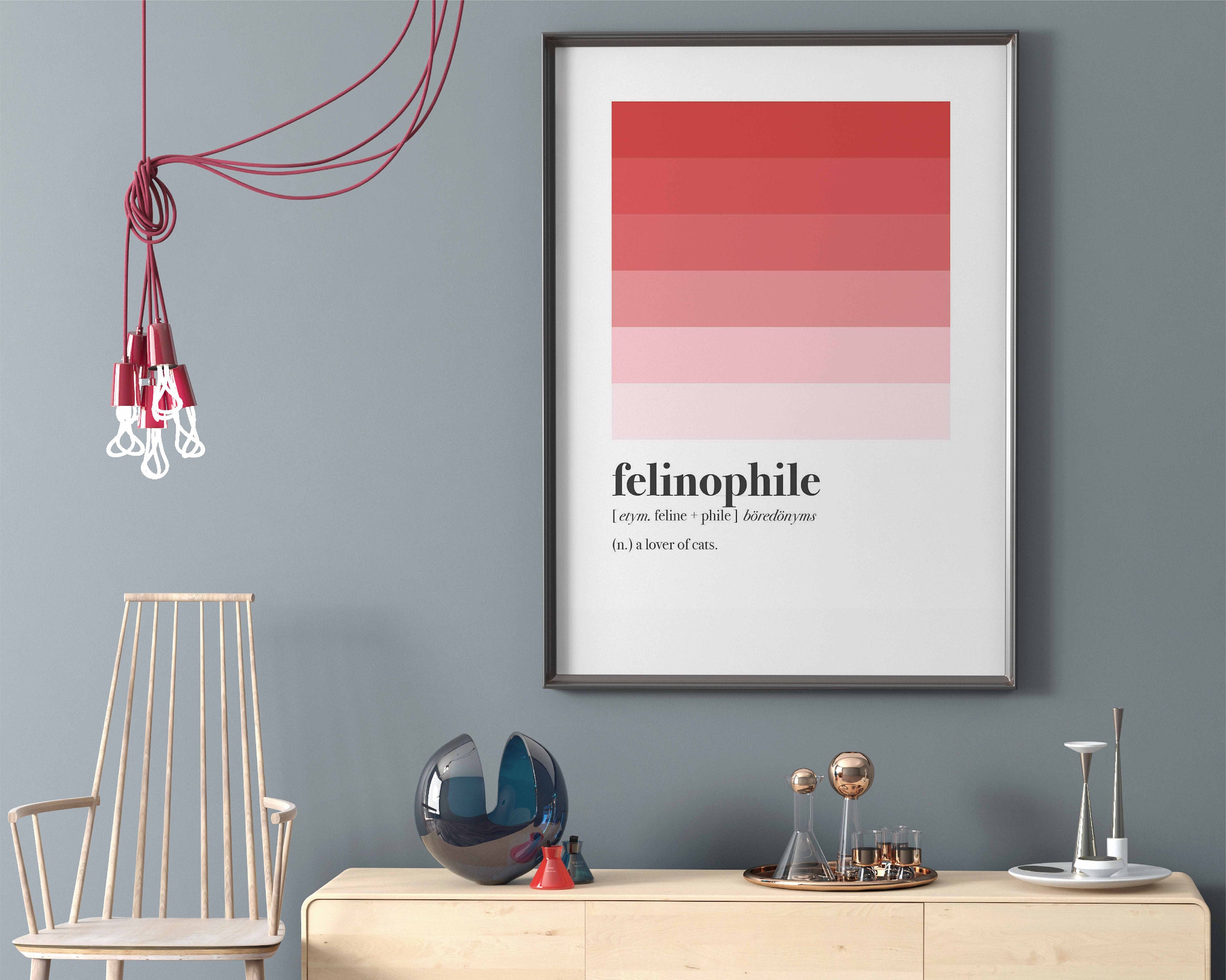 Felinophile, Definition Print, INSTANT PRINTABLE DOWNLOAD, Dictionary ...
