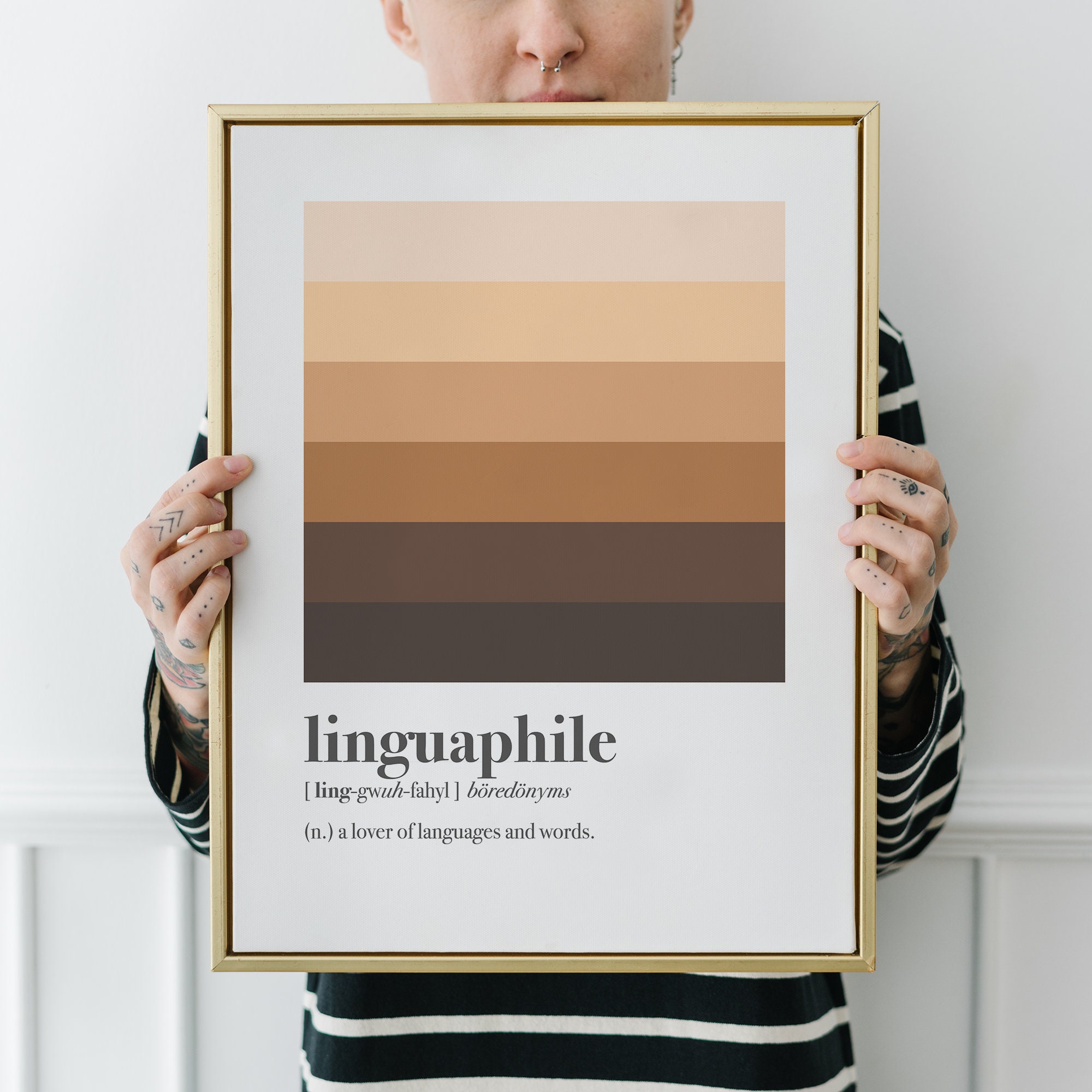 Linguaphile, Definition Print, INSTANT PRINTABLE DOWNLOAD, Dictionary ...