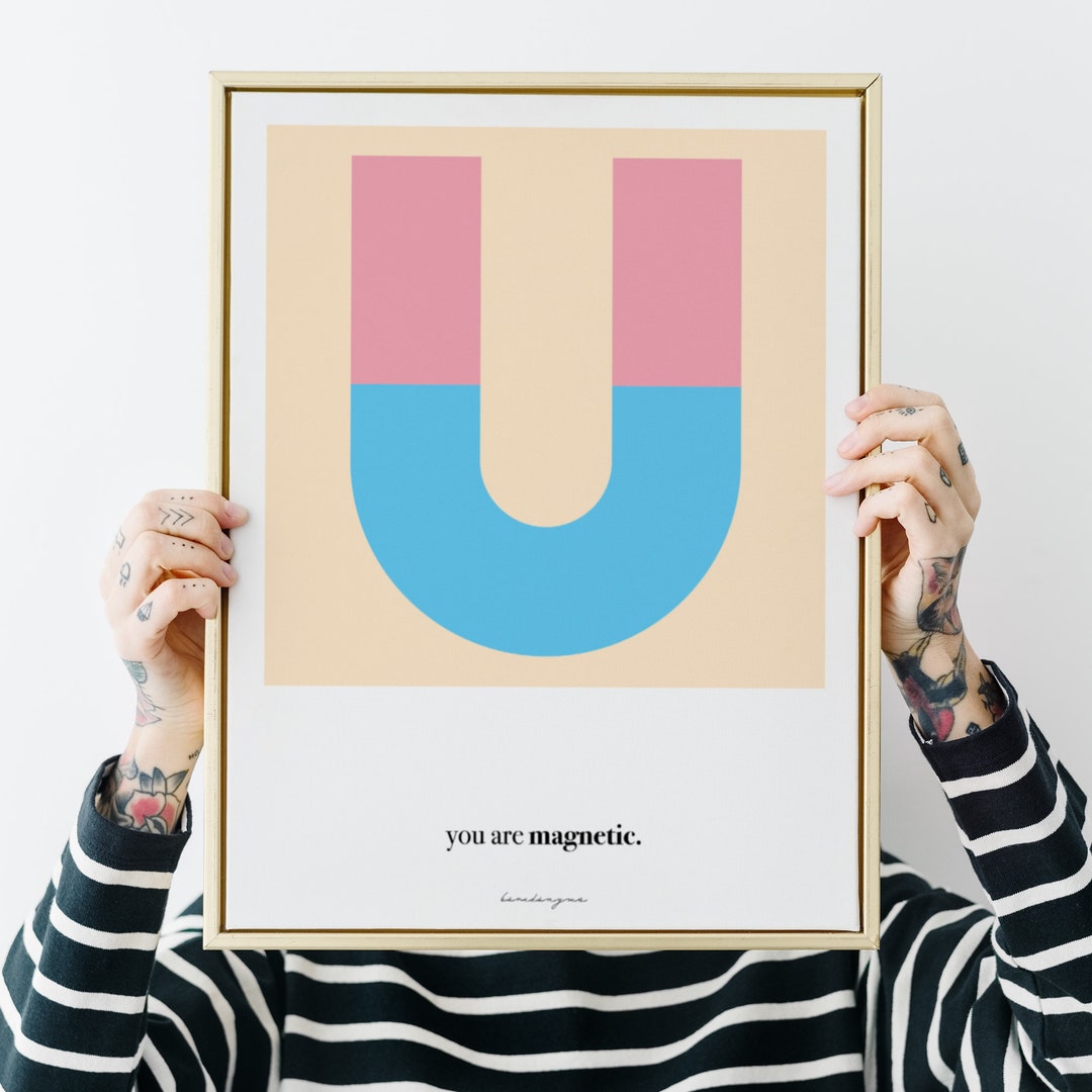 Letter U Subtle Trans Poster Transgender Pride Wall Art Queer Gifts for ...