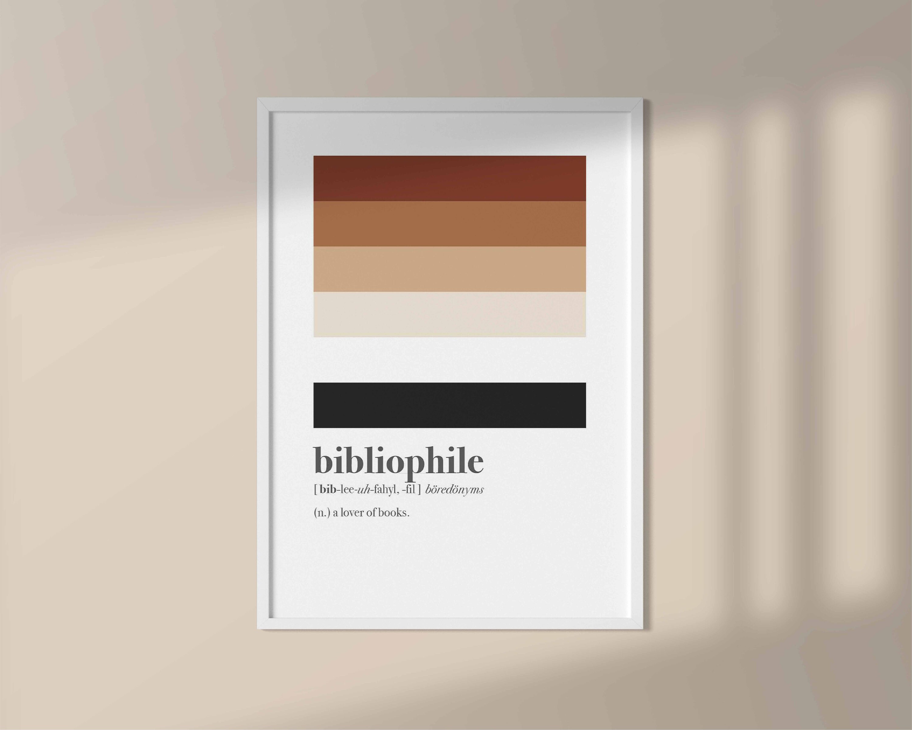 Bibliophile Definition Print INSTANT PRINTABLE DOWNLOAD - Etsy